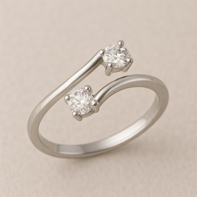 6 Model Cincin Emas Putih Wanita Terbaru yang Ngetren di 2025, Gaya ...