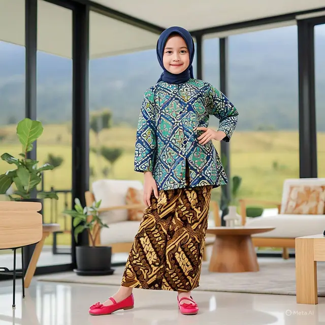 7 Model Baju Atasan dan Bawahan Rok Batik Anak, Tampil Cantik dan Modis ...