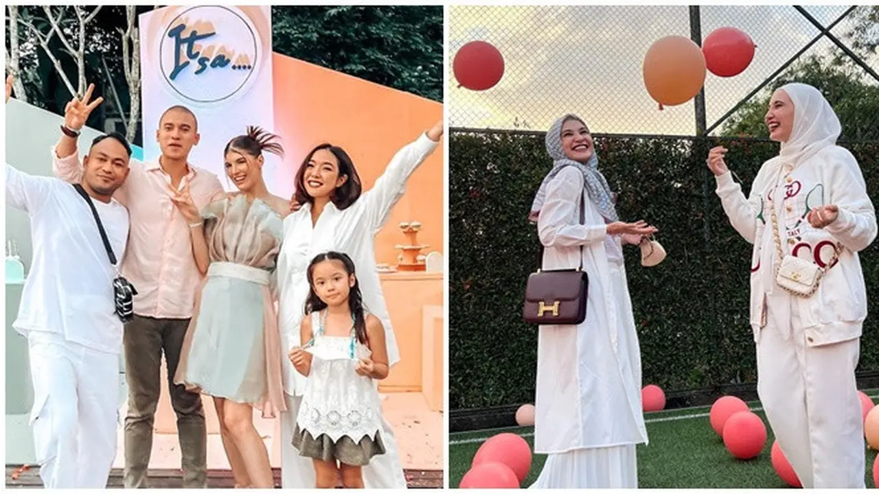 Potret 6 Artis di Acara Gender Reveal Mikaila Patritz, Jadi Momen Kumpul - Hot Liputan6.com