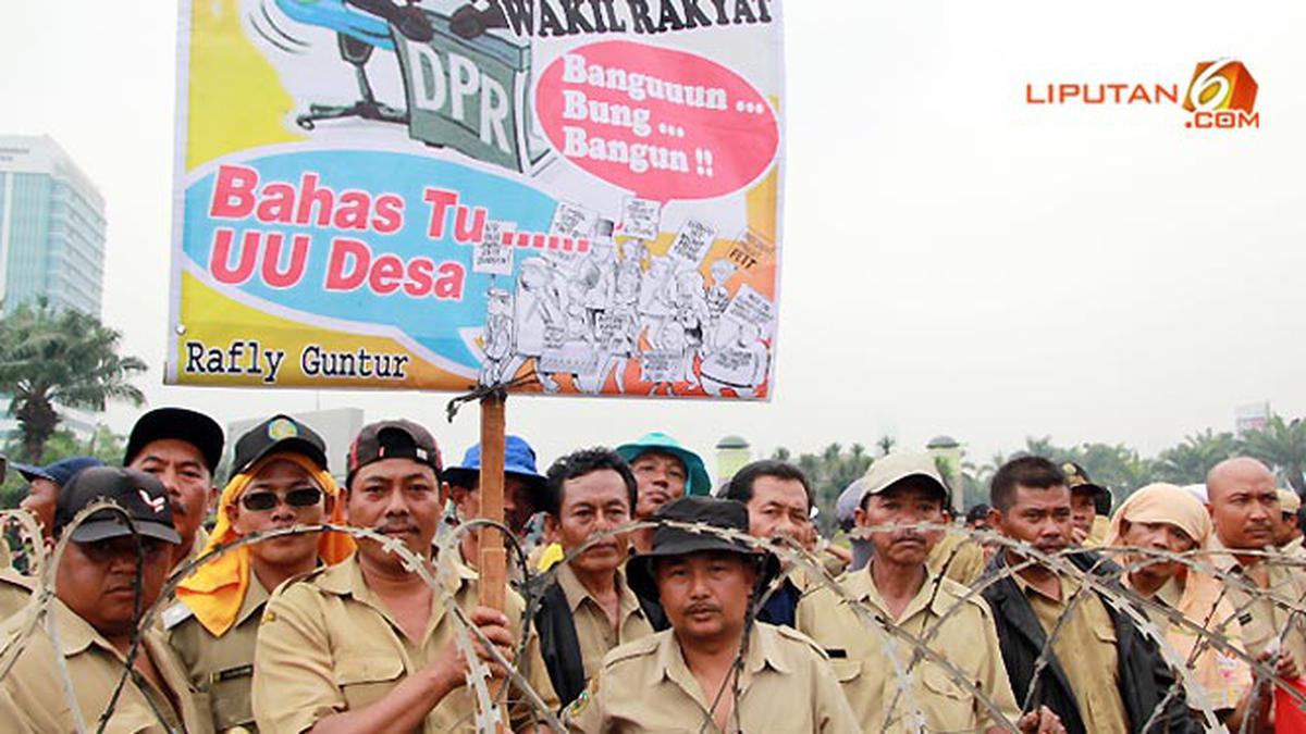 Kawal Paripurna RUU Desa, Puluhan Ribu Kepala Desa Geruduk DPR - News ...