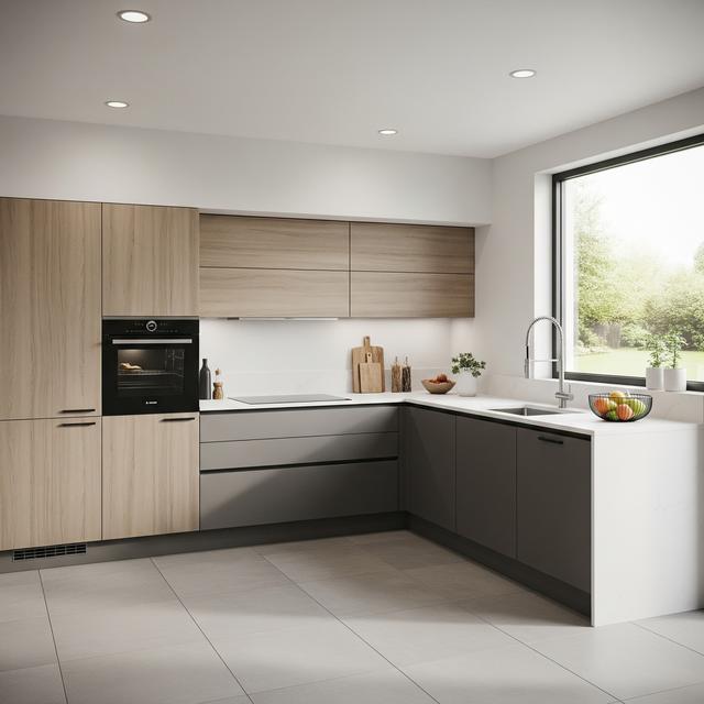 9 Desain Dapur Minimalis Modern dengan Kitchen Set Letter L, Praktis ...