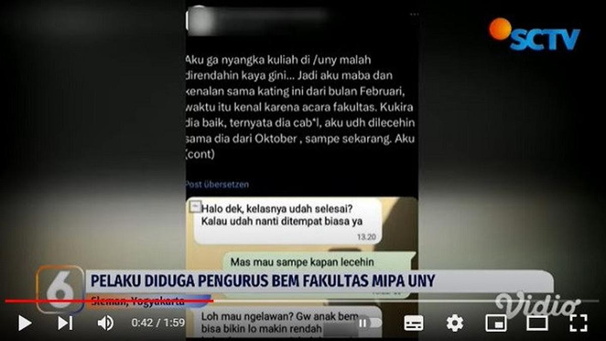 Kronologi Kasus Hoaks Pelecehan Seksual Mahasiswa UNY - News Liputan6.com