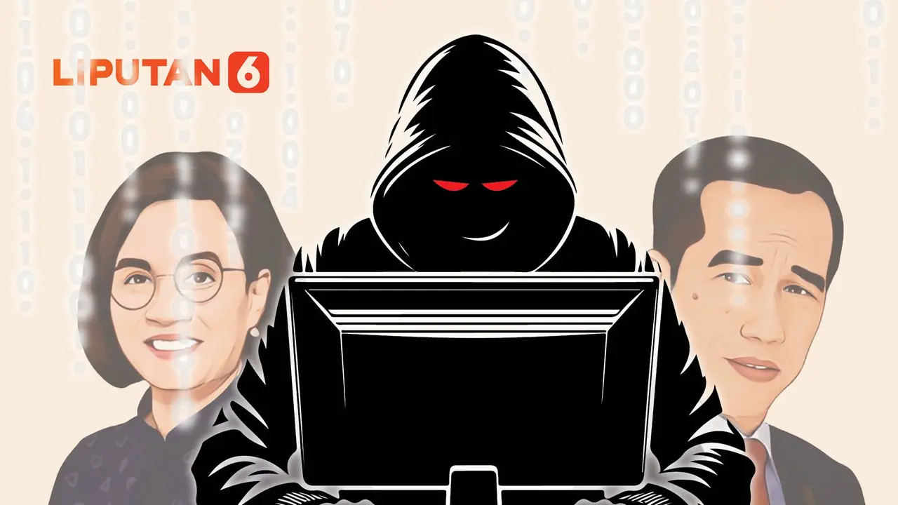 Infografis Hacker Bjorka Bobol Data Pajak Jokowi hingga Sri Mulyani dan Tips Keamanan Siber ...