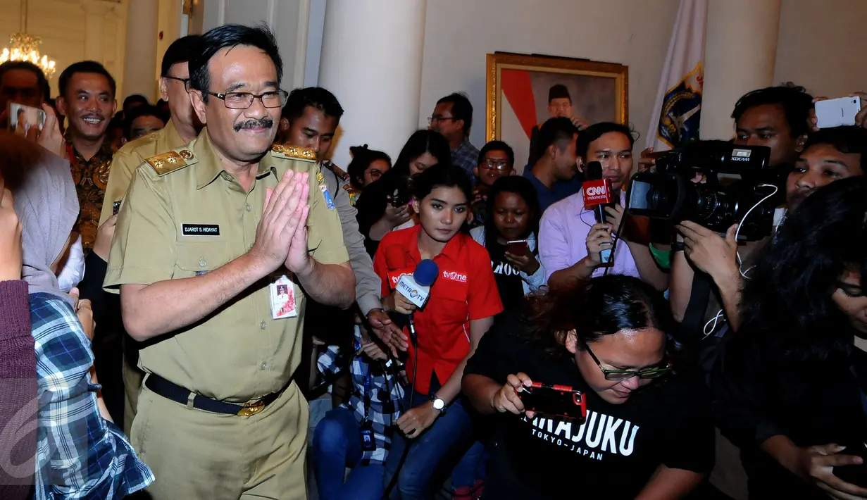 Djarot Resmi Jabat Plt Gubernur DKI Jakarta - Foto Liputan6.com
