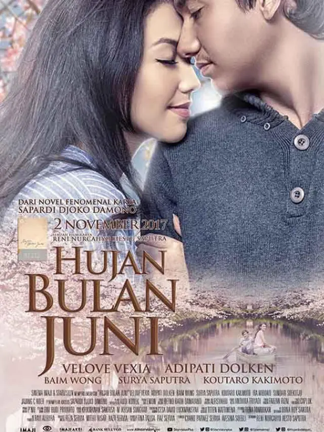 Sinopsis Film Hujan Bulan Juni Adaptasi Karya Legendaris Sapardi Djoko Damono, Tayang Malam Ini ...