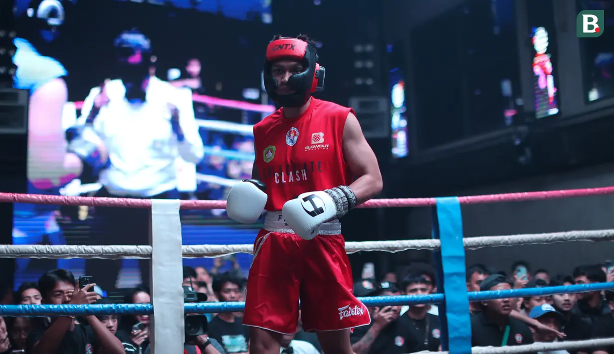 Foto: Jadi Laga Penutup University Boxing League, Gaga Muhammad Melawan ...