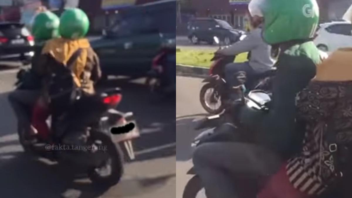 Cara Driver Ojol Bonceng Emak-emak Ini Penuh Pengorbanan, Netizen: Demi Bintang Lima - Berita ...