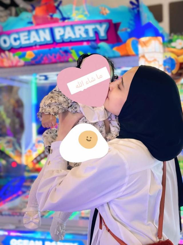 Momen Manis Ukkasya dengan Baby Humaira, Anak yang Diduga Diadopsi ...