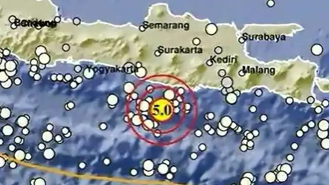 Gempa Magnitudo 5 0 Guncang Pacitan Dipicu Pecahnya Batuan Dalam