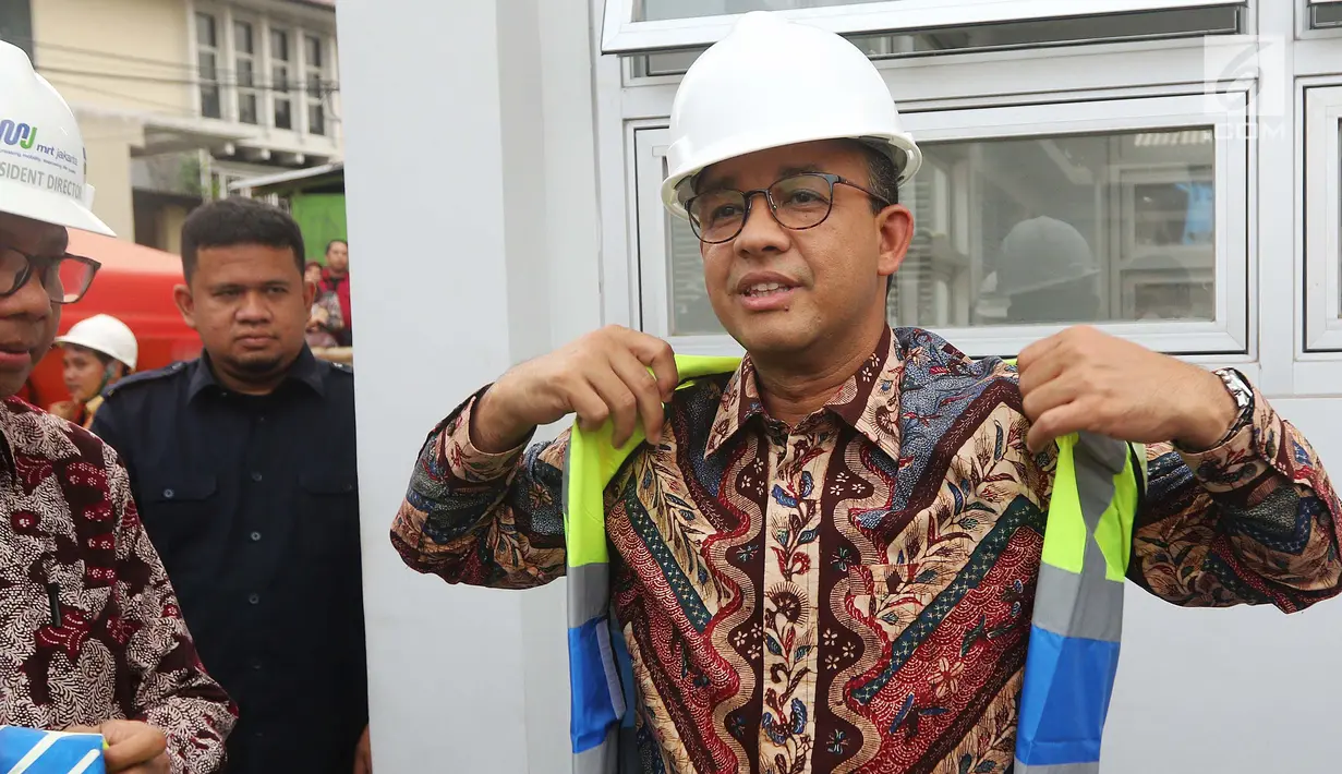FOTO: Anies Baswedan Resmikan Gardu Distribusi Listrik Bawah Tanah MRT ...