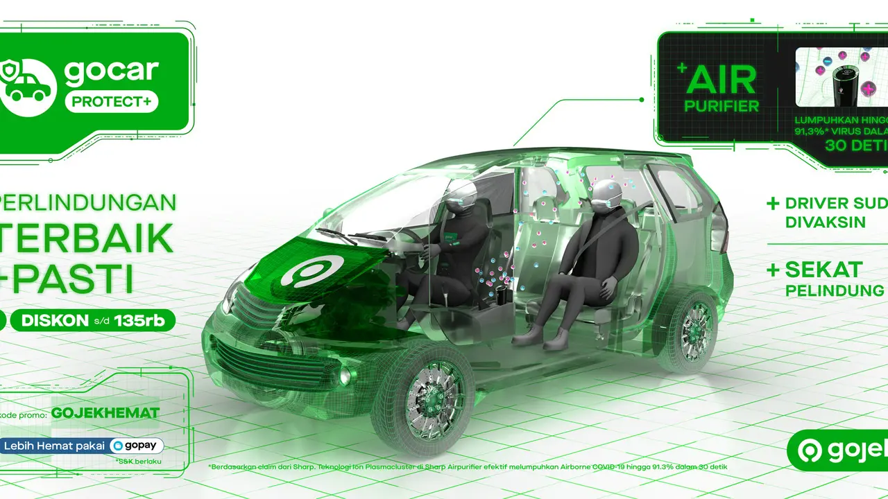Gojek Hadirkan GoRide dan GoCar Protect+, Jaminan Perjalanan Makin Higienis - Tekno Liputan6.com