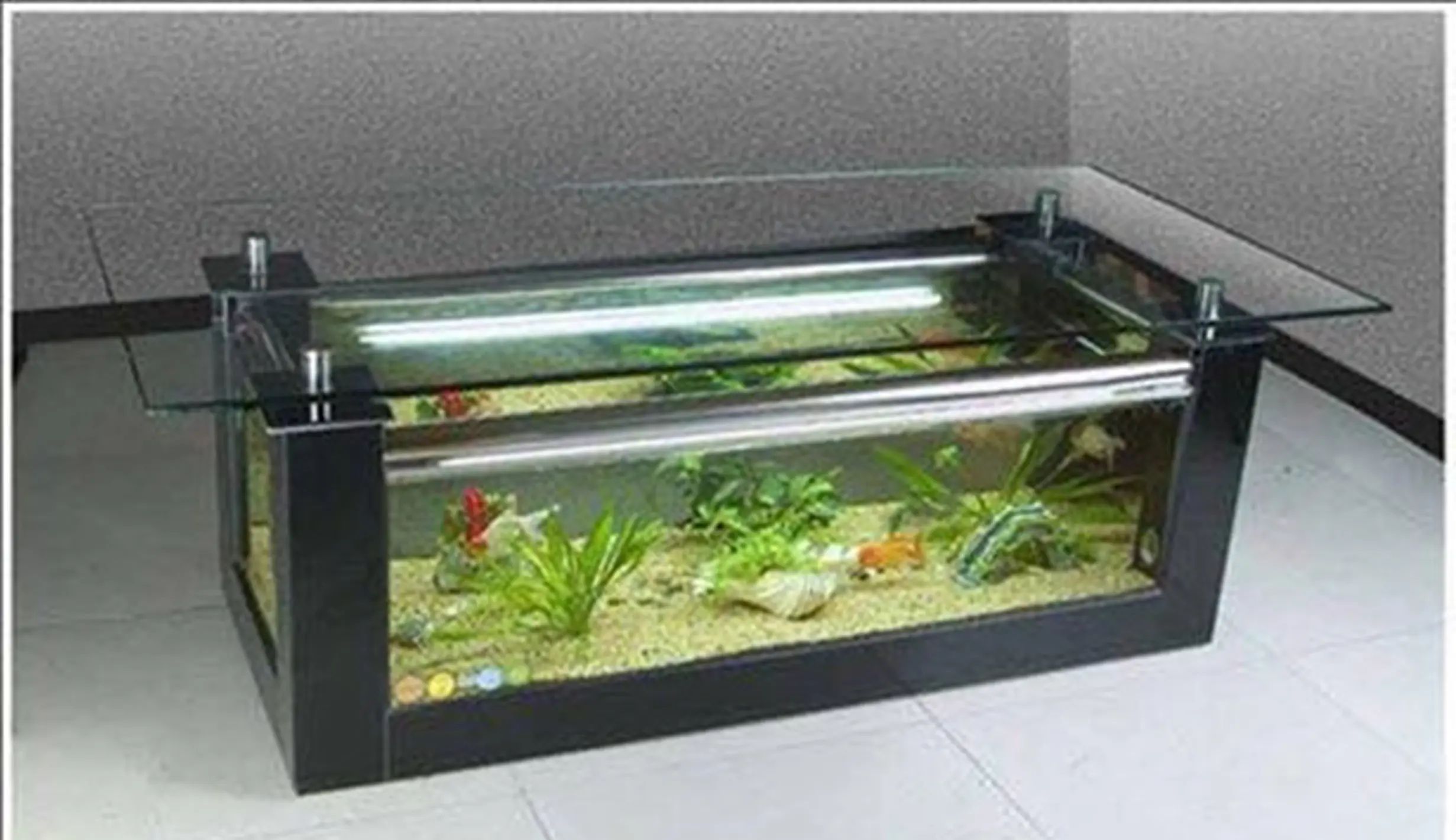 Meja Akuarium Unik Bernilai Artistik Bikin Rumah Makin Menarik - Photo ...