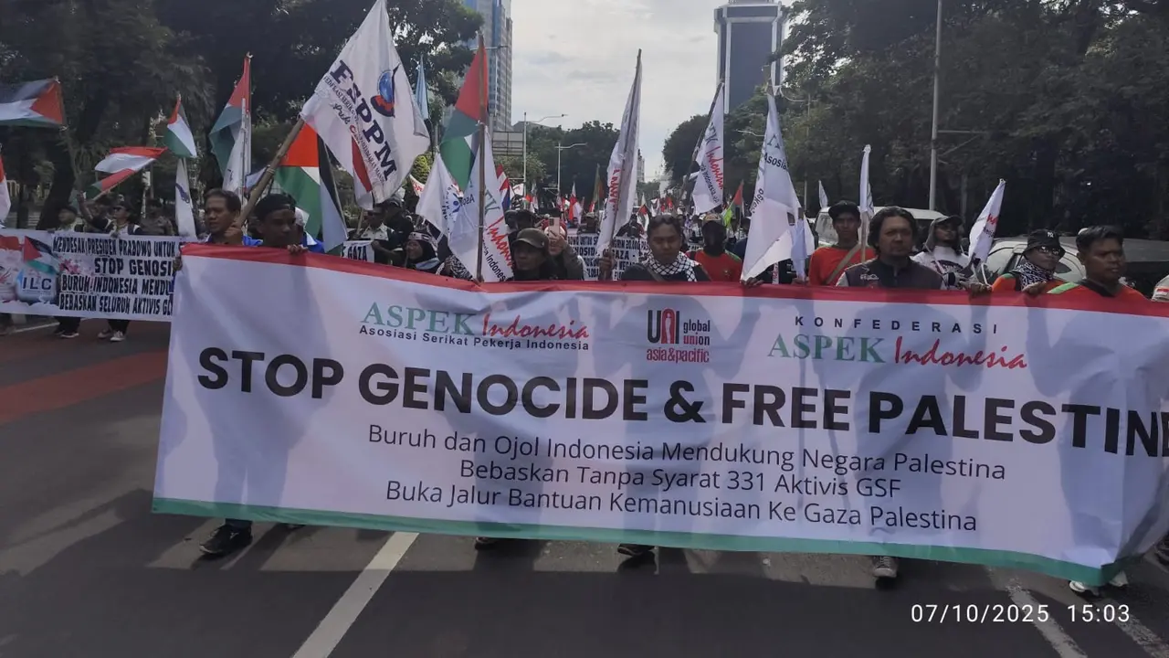 Ada Demo Bela Palestina Lagi Depan Kedubes AS Hari Ini