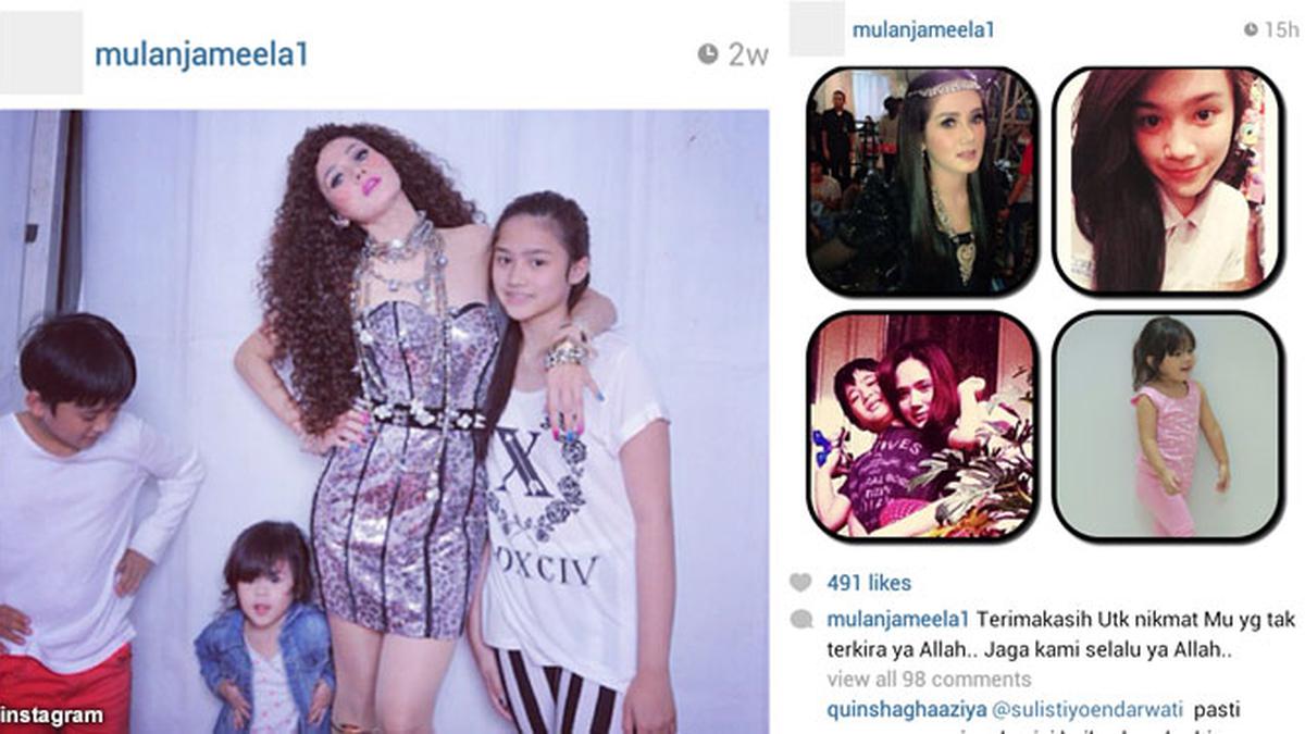 Ini Dia Foto-foto Ketiga Anak Mulan Jameela