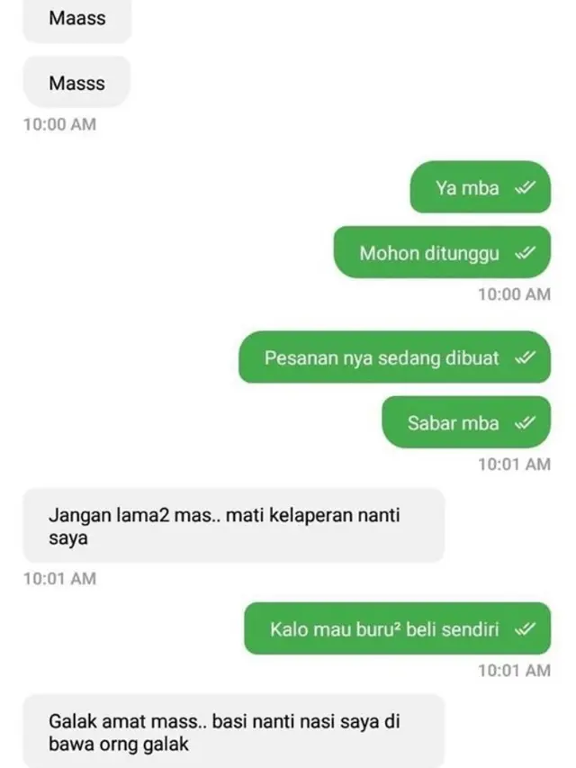 7 Chat Driver Ojek Online ke Penumpangnya Ini Bikin Urut Dada ...