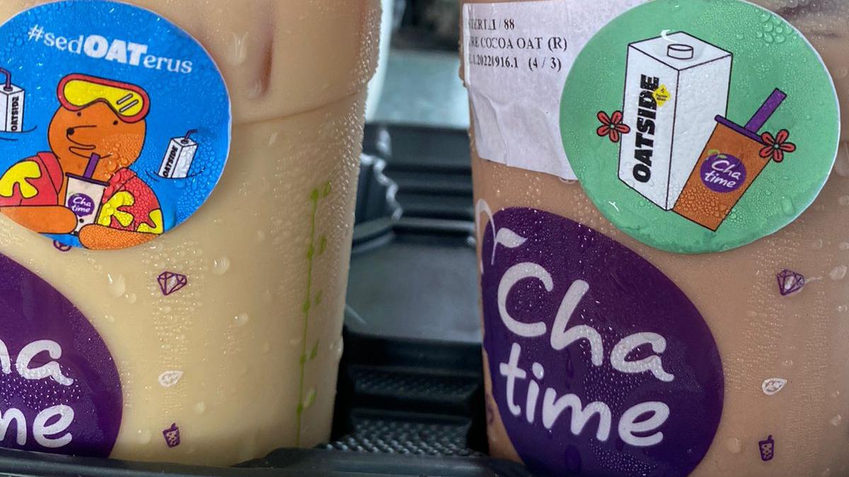 Merasakan 3 Minuman Terbaru Chatime x Oatside, Minuman Manis ...