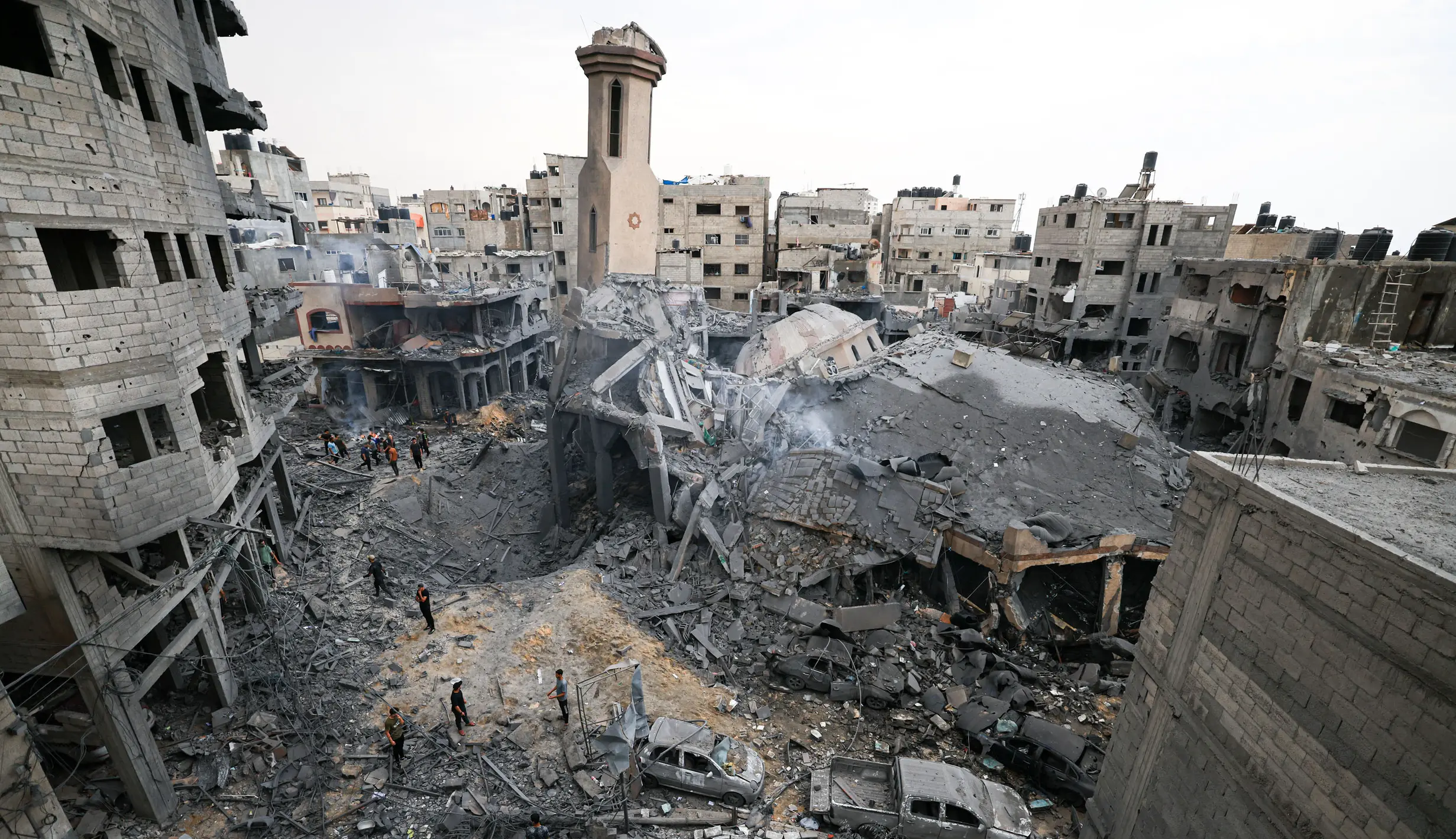 Kota Gaza Hancur Berantakan Pasca Serangan Udara Israel - Foto Liputan6.com