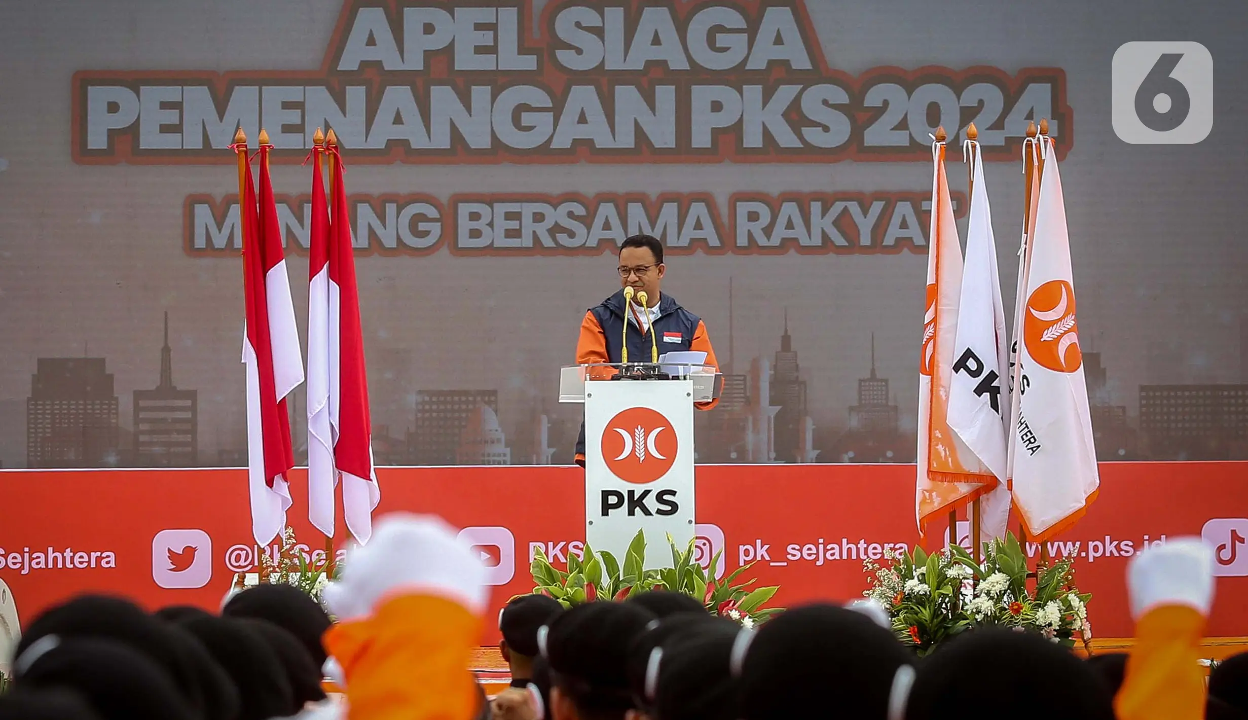 Anies Baswedan Hadiri Apel Siaga Pemenangan PKS 2024 - Foto Liputan6.com