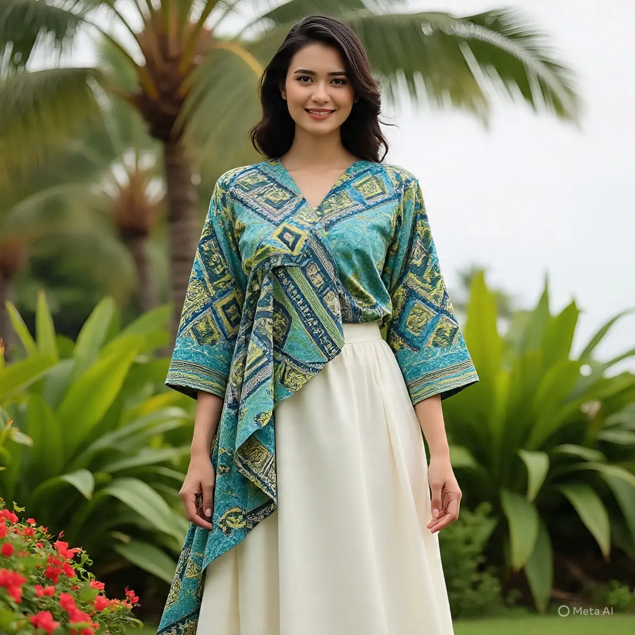 10 Model Baju Batik Bawahan Rok Panjang Polos, Modis dan Anggun di 2025
