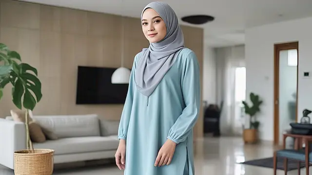 6 Rekomendasi Model Tunik Busui-Friendly Favorit 2025, Nyaman dan Cocok untuk Ibu Muda - Islami ...