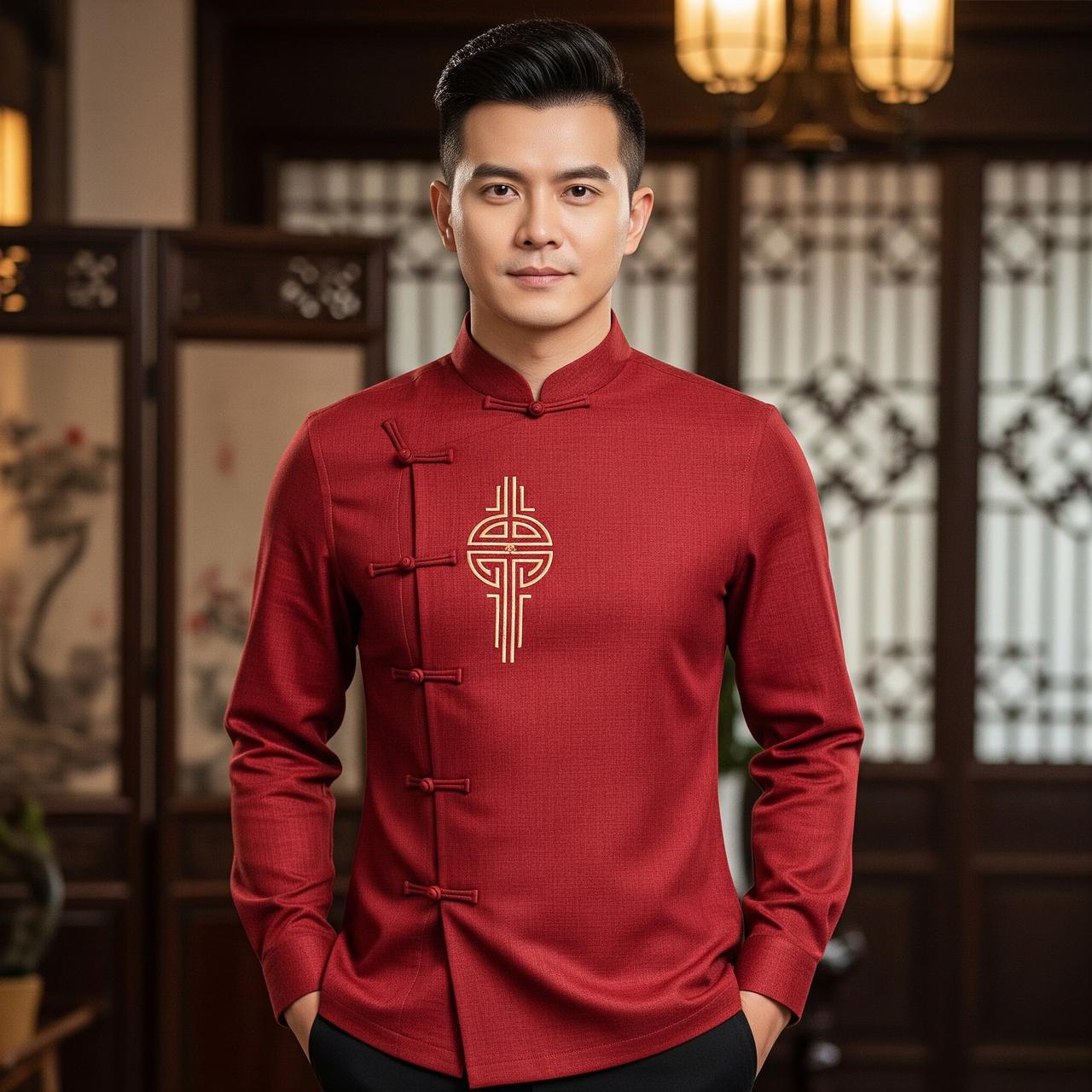 7 Model Baju Cheongsam Pria dengan Motif Elegan dan Berkarakter
