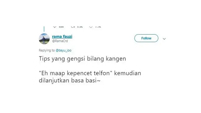 7 Cara Bilang Kangen ala Netizen Biar Tak Gengsi Ini Kocak Abis ...