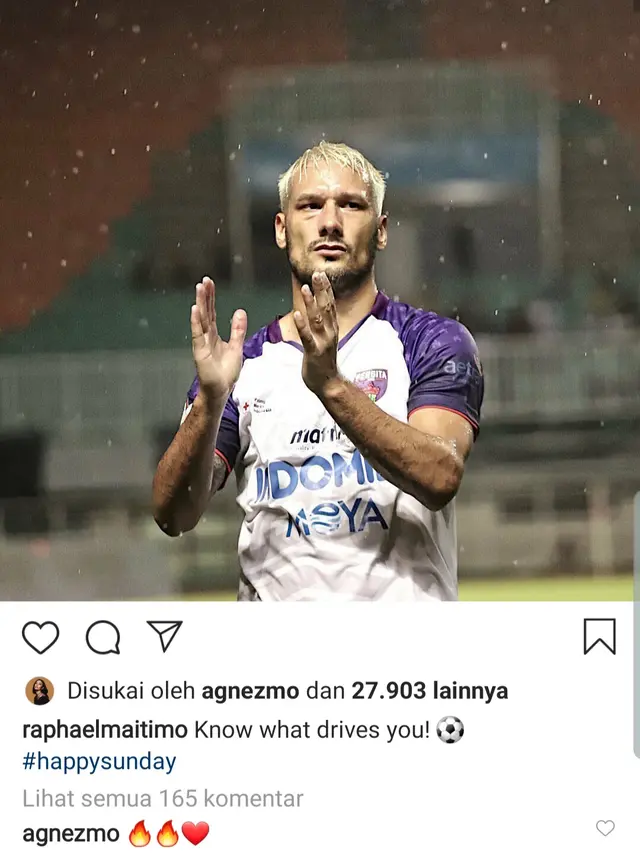 Agnez Mo Kirim Ciuman Virtual dan Tanda Hati buat Raphael Maitimo, Ini ...