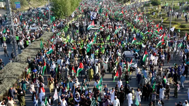 Deretan Potret Massa Lakukan Aksi Demo Dukung Palestina di Berbagai Negara - Citizen6 Liputan6.com