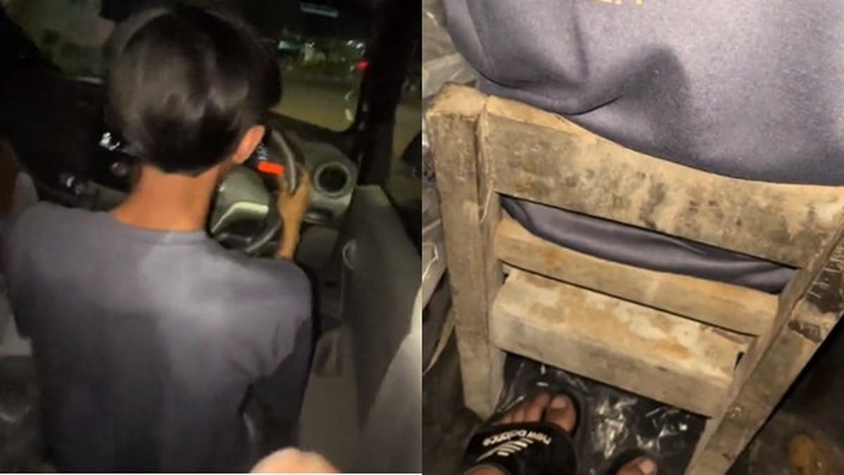Kok Ada Ya Orang Nekat Seperti Ini? Seorang Pemuda Nyetir Mobil dengan ...