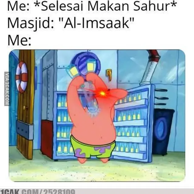6 Meme Jelang Imsak Ini Pernah Dirasakan Semua Orang, Bikin Senyum ...