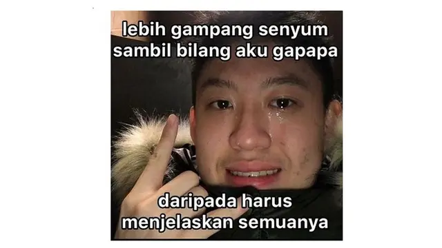 6 Meme Lucu Pakai Foto Orang Nangis Ini Bikin Ikut Sedih, Mewek ...