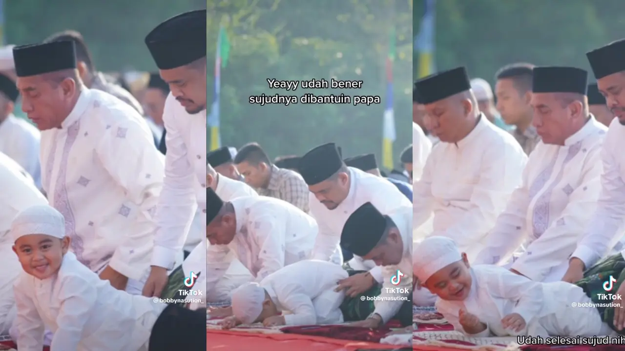 Panembahan Al Nahyan Tetap Bikin Gemas Pakai Baju Koko di Foto Keluarga Bobby Nasution-Kahiyang ...