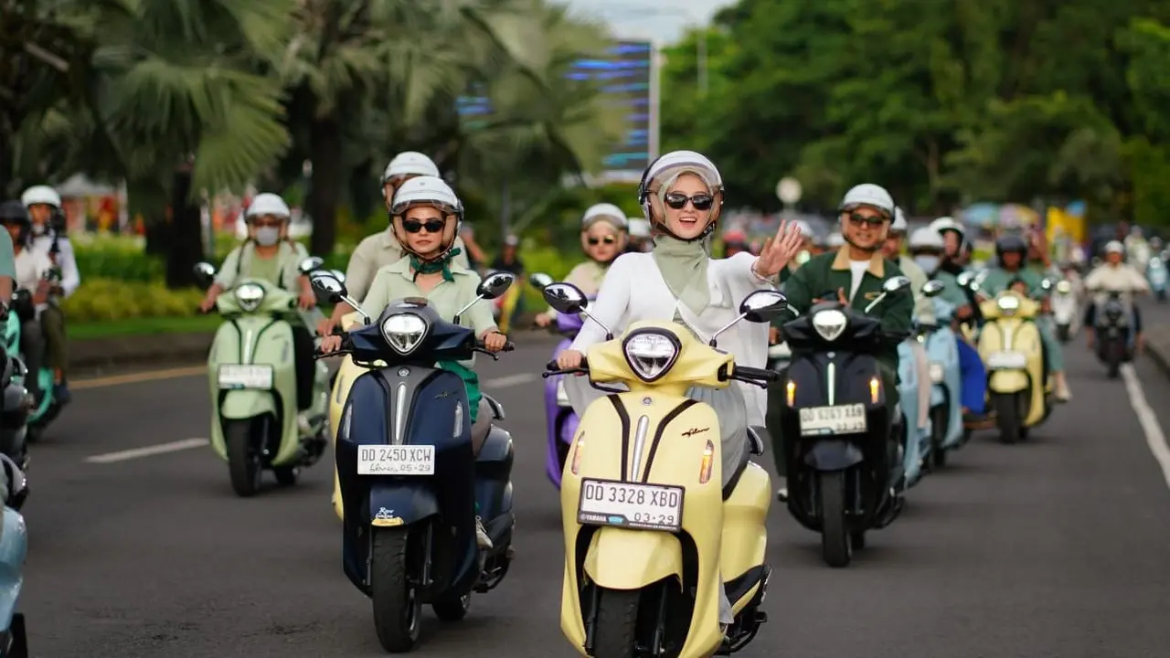 Harga Yamaha Grand Filano Juni 2025, Warna Pink Menggoda Banget