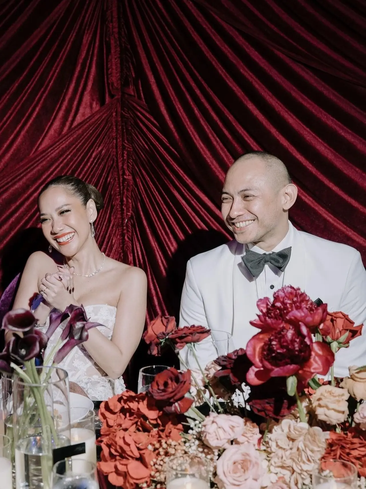 6 Potret Bunga Citra Lestari di Resepsi Pernikahan, Tampil Anggun dalam ...