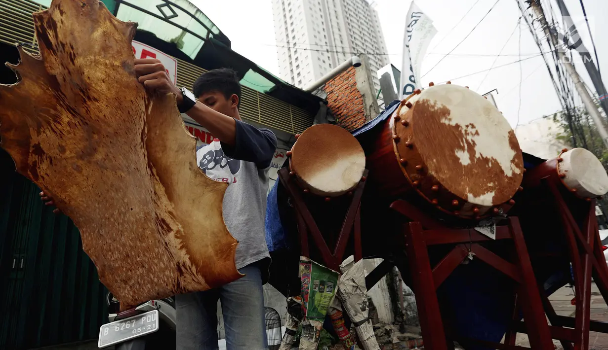 Harga Beduk di Tanah Abang Mencapai Rp 15 Juta - Foto Liputan6.com