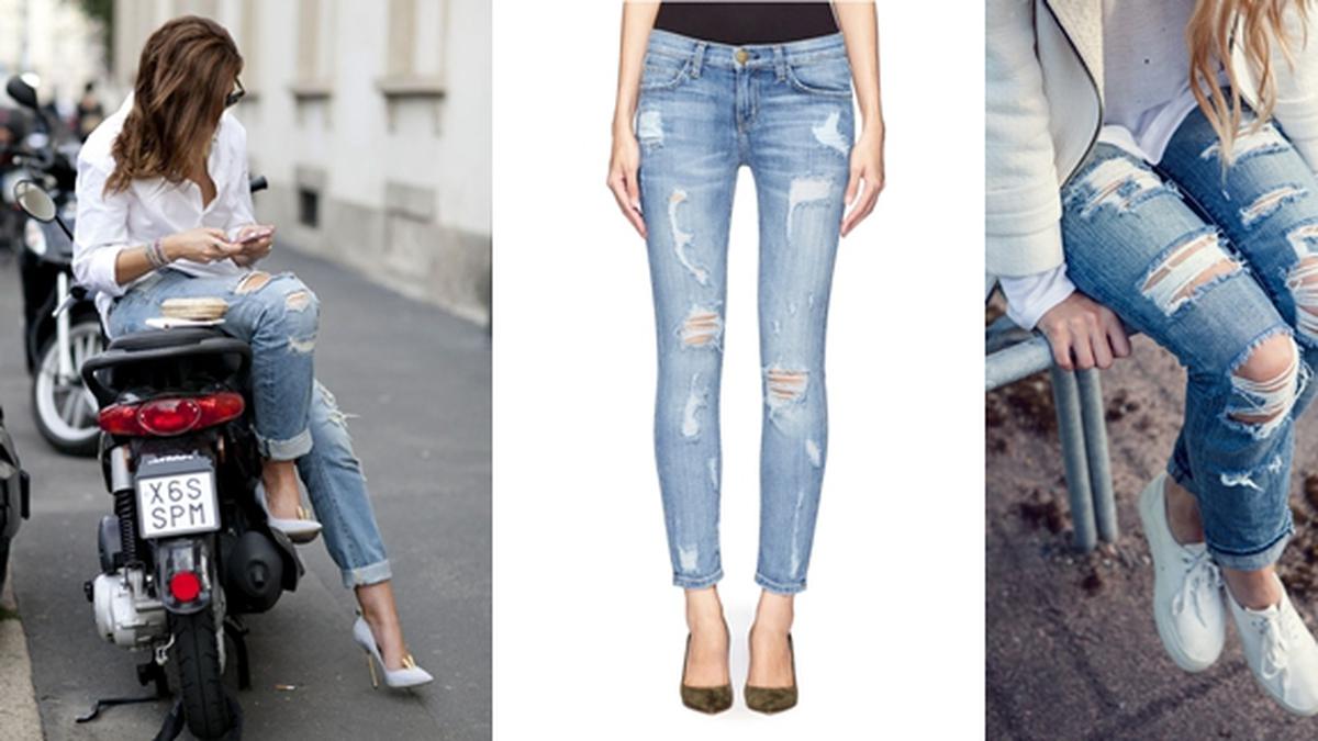 DIY Bikin Shredded Jeans Mudah Dengan 3 Cara Ini - Beauty Fimela.com
