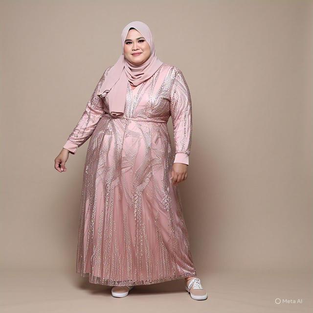 8 ⁠Model Gaun Cantik untuk Badan Gemuk, Siap Tampil Stylish di Momen ...