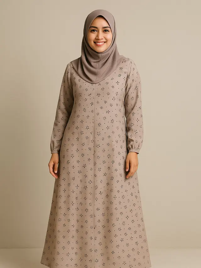 10 Model Gamis Wanita Sederhana yang Syari Tapi Tetap Elegan, Cocok ...