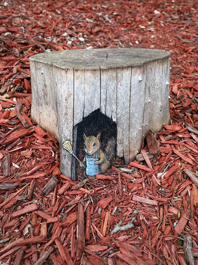 6 Lukisan Kapur di Tempat Usang Ini Kreatif, Perpaduannya Unik - Hot ...