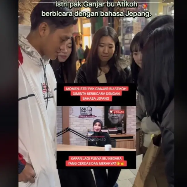 Istri Ganjar Pranowo Siti Atikoh Jago Berbahasa Jepang, Unjuk Kebolehan di Simposium ...