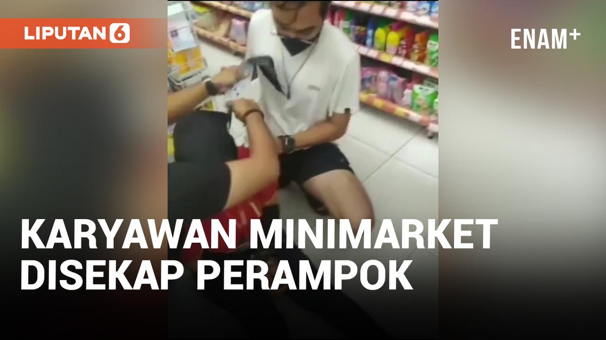 VIDEO: Tegang! Penyelamatan Karyawan Minimarket yang Disekap Perampok - News Liputan6.com