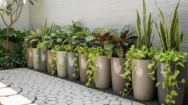 7 Ide Model Kebun Mini untuk Halaman Paving Tanpa Tanah, Praktis dan ...