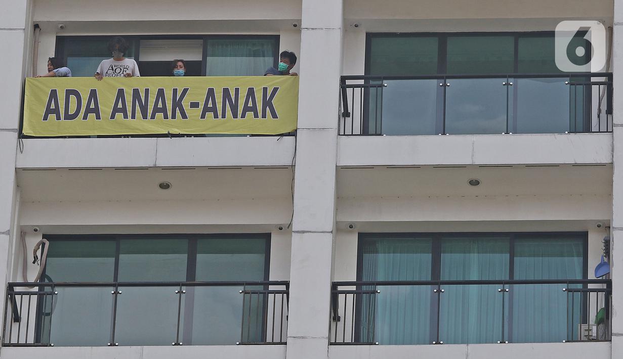 FOTO: Penghuni Apartemen Nine Residence Tolak Pembangunan RS Darurat ...