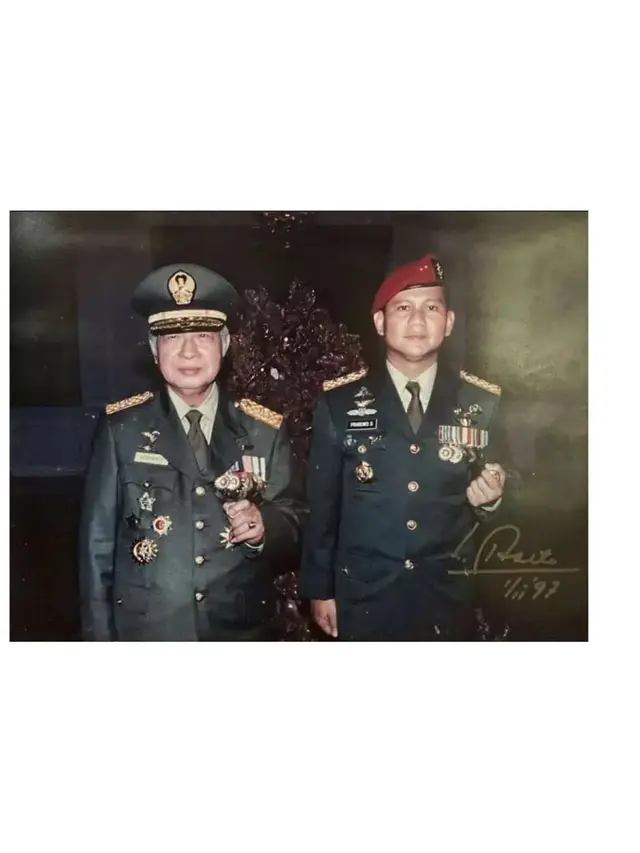 6 Potret Prabowo dan Presiden Indonesia Terdahulu, dari Era Soeharto, Megawati Hingga Jokowi ...