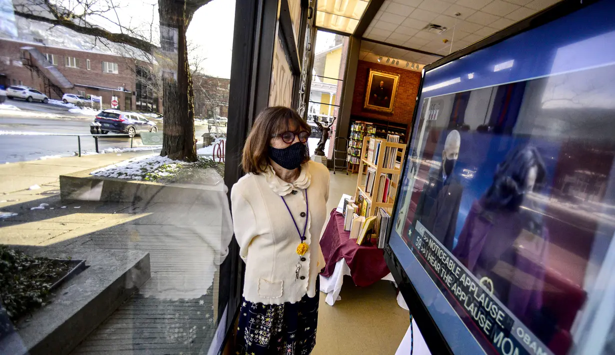 FOTO: Antusiasme Warga AS Saksikan Pelantikan Joe Biden dan Kamala ...