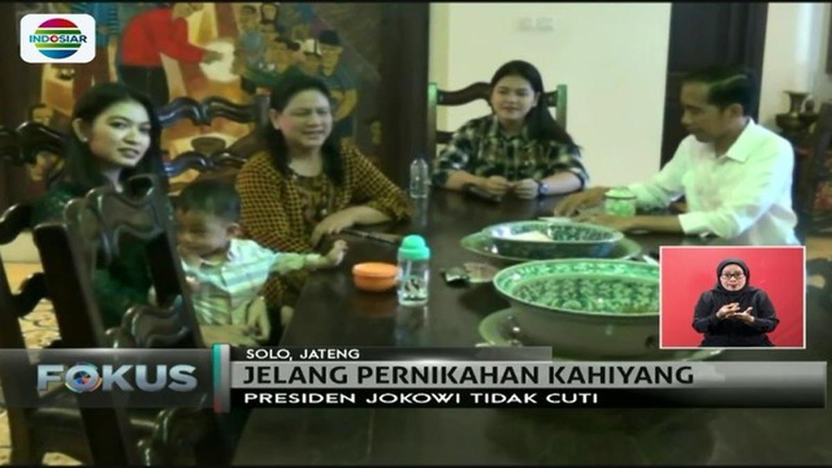 Jokowi Tidak Cuti Saat Kahiyang-Bobby Menikah - News Liputan6.com