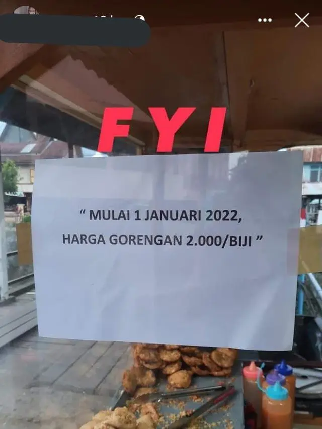 6 Harga Gorengan Nyeleneh Ini Bikin Bingung, Mikir Dulu Sebelum Beli ...