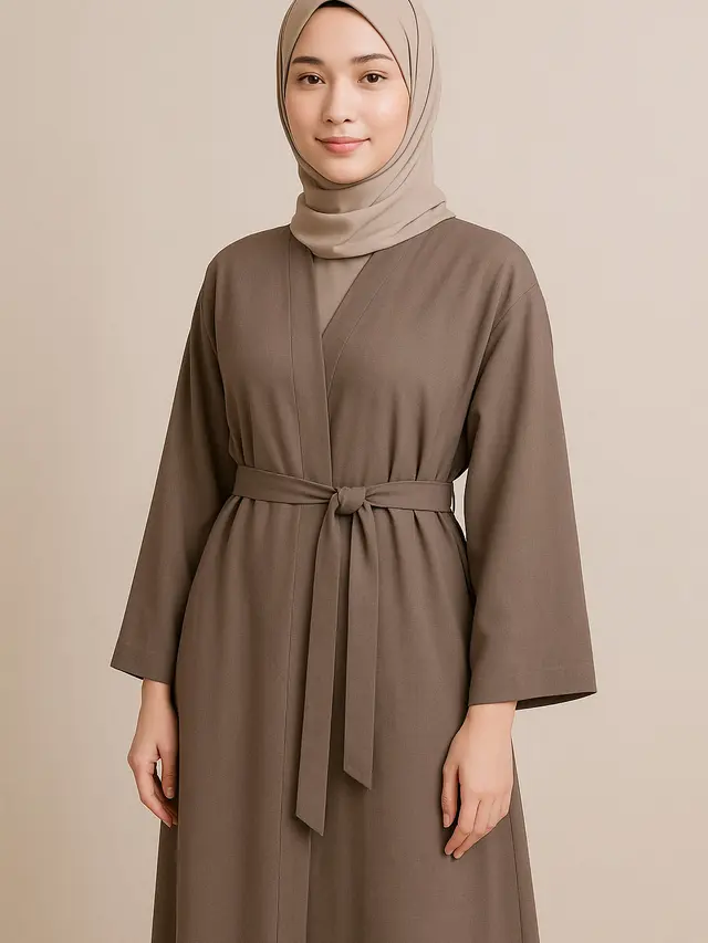 5 Model Baju Abaya Kimono, Inspirasi untuk Tampil Beda - Hot Liputan6.com