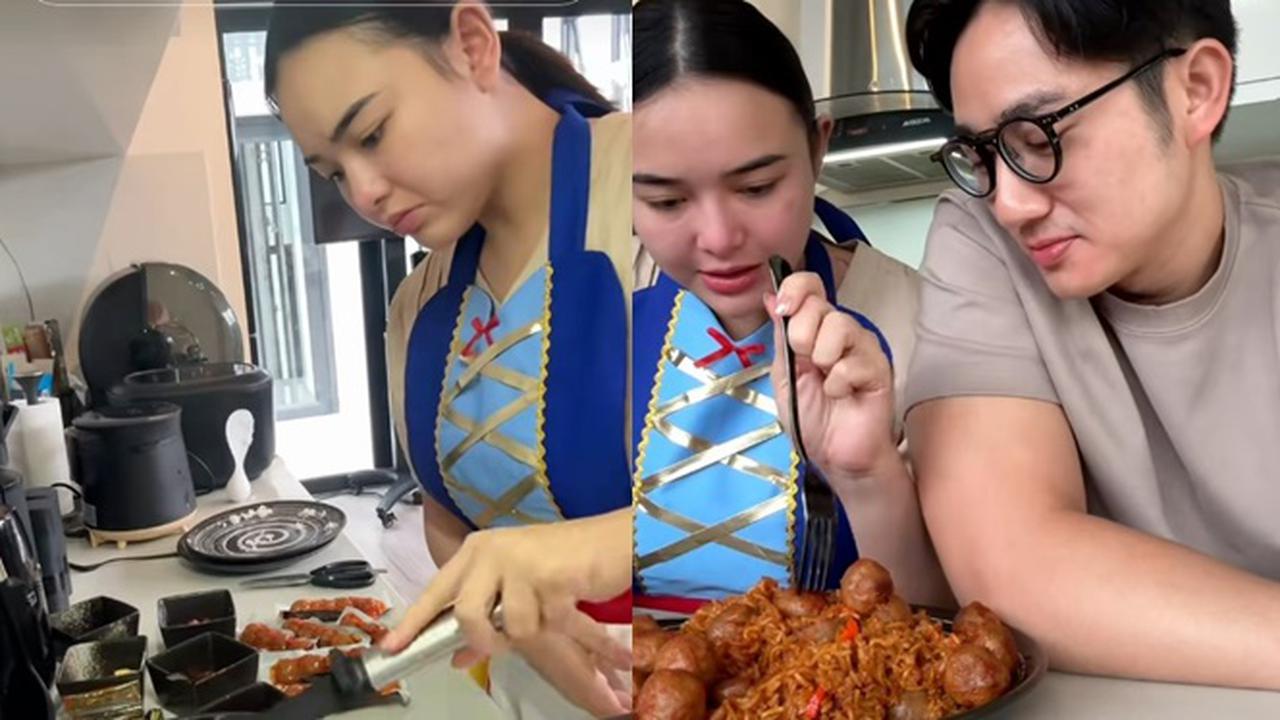 6 Potret Dapur Amanda Manopo, Cozy untuk Masak Menu Favorit Kenny Austin