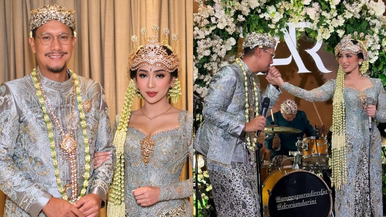 10 Potret Pernikahan Angga Maliq & D'Essentials dan Dewi Andarini ...